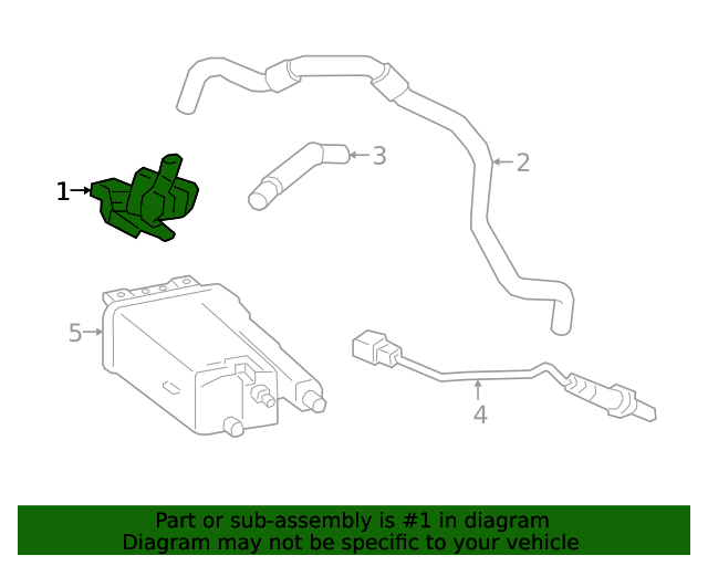 25860-31120 - Vacuum Valve - 2016-2021 Lexus | My L Parts