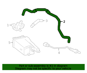 2019-2021 Lexus ES350 Vacuum Hose 23826-31490 | OEM Parts Online