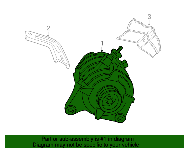 2011-2020 Mopar Alternator Kit 68272108AD | TascaParts.com