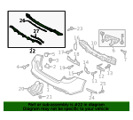 2016-2018 Kia Optima Lower Cover 86690-D5000AS | GetOEMParts.com