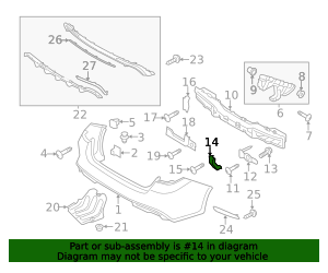 86635-D5000 - Lower Bracket 2016-2020 Kia Optima | Kia.Parts Store