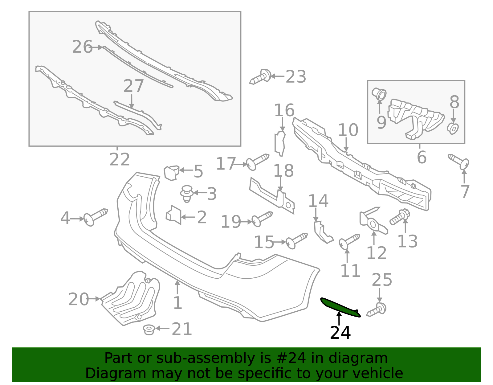 92405-D4200 - Reflector 2016-2018 Kia Optima | Kia.Parts Store