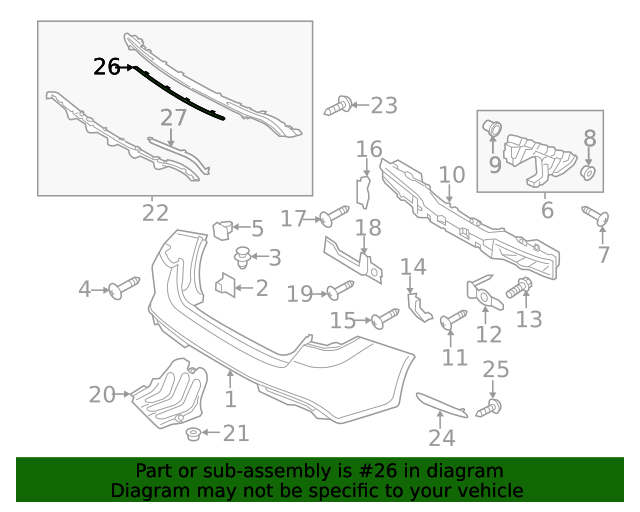 86679-D5210 - Center Molding 2016-2017 Kia Optima | Kia.Parts Store