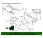 86698-D5000 - Under Cover 2016-2020 Kia Optima | Kia.Parts Store