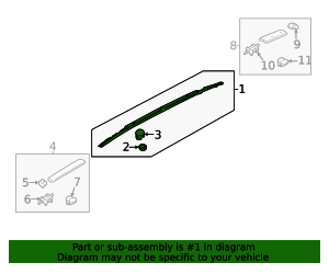 2021-2023 Kia Seltos Roof Rack 87270-Q5000HMS | QuirkParts
