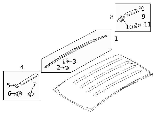2021-2022 Kia Seltos Roof Rack 87280-Q5000HMS | OEM Parts Online