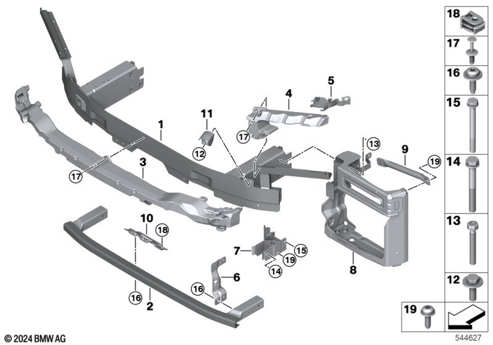 2018-2025 BMW Adapter Left 51117421635 | Retail Performance Auto Parts