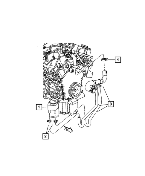 Engine Oil Cooler for 2009 Chrysler 300 | Mopar eStore