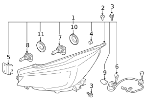 84001XC01A - Headlamp Assembly - 2019 2020 Subaru Ascent | World OEM ...