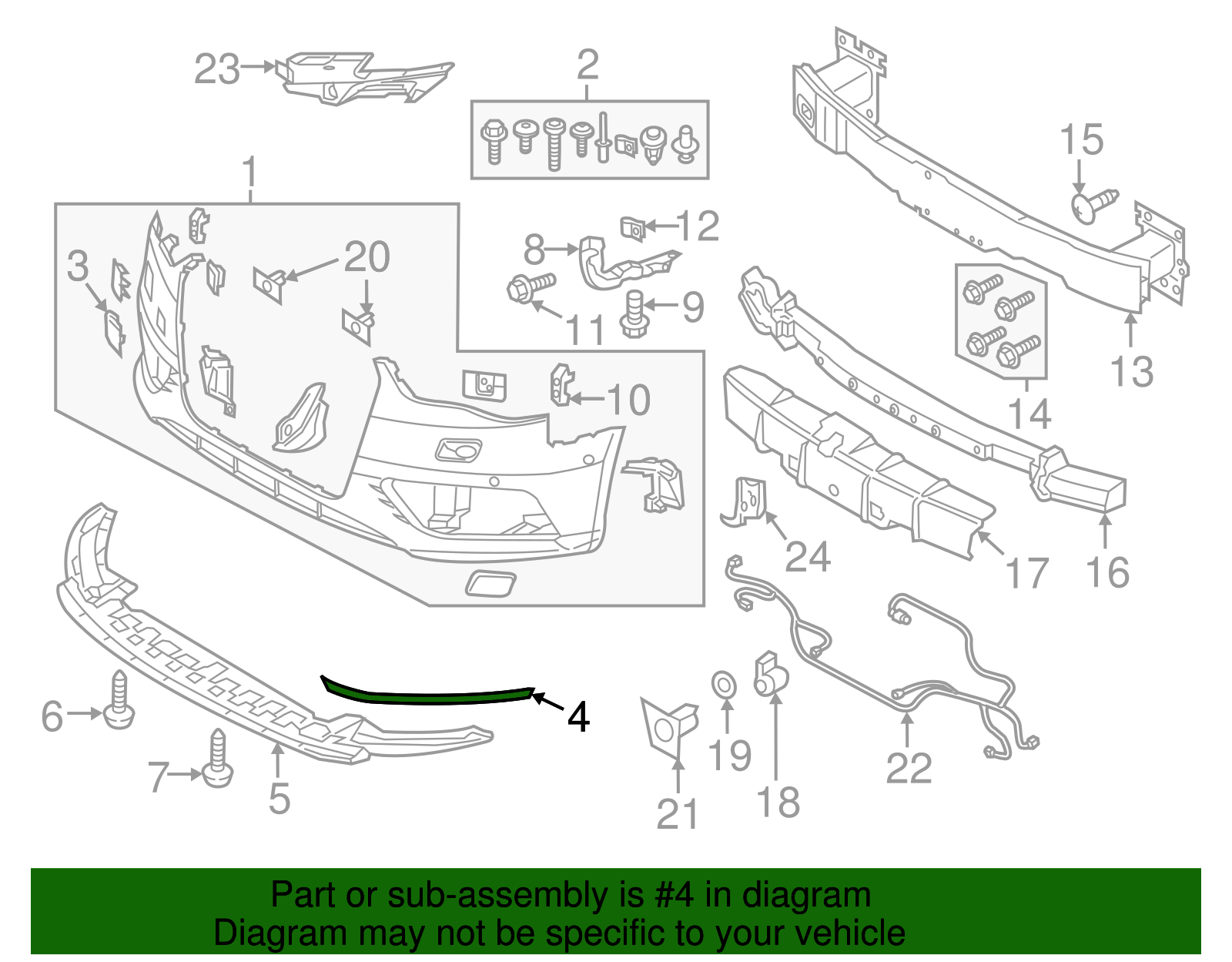2015-2016 Audi Strip Molding 8V5-807-533 | OEM Parts Online