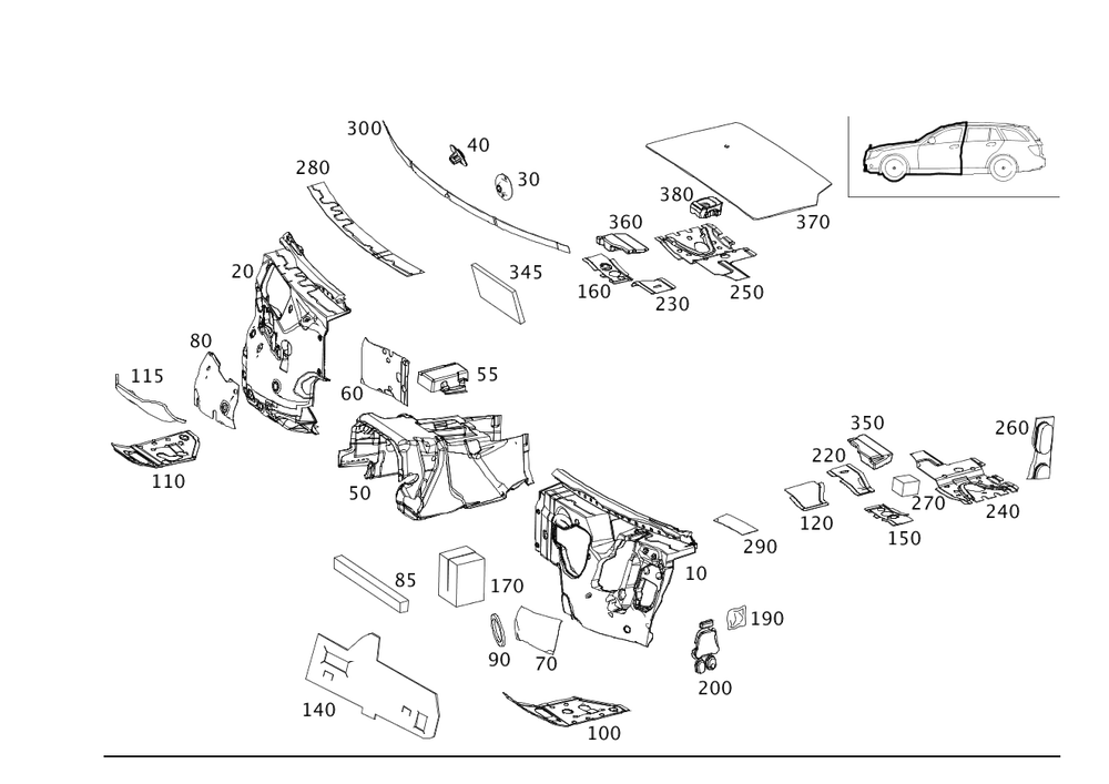 212-682-68-00 - Dampening, Firewall 2006-2018 Mercedes-Benz | Mercedes ...