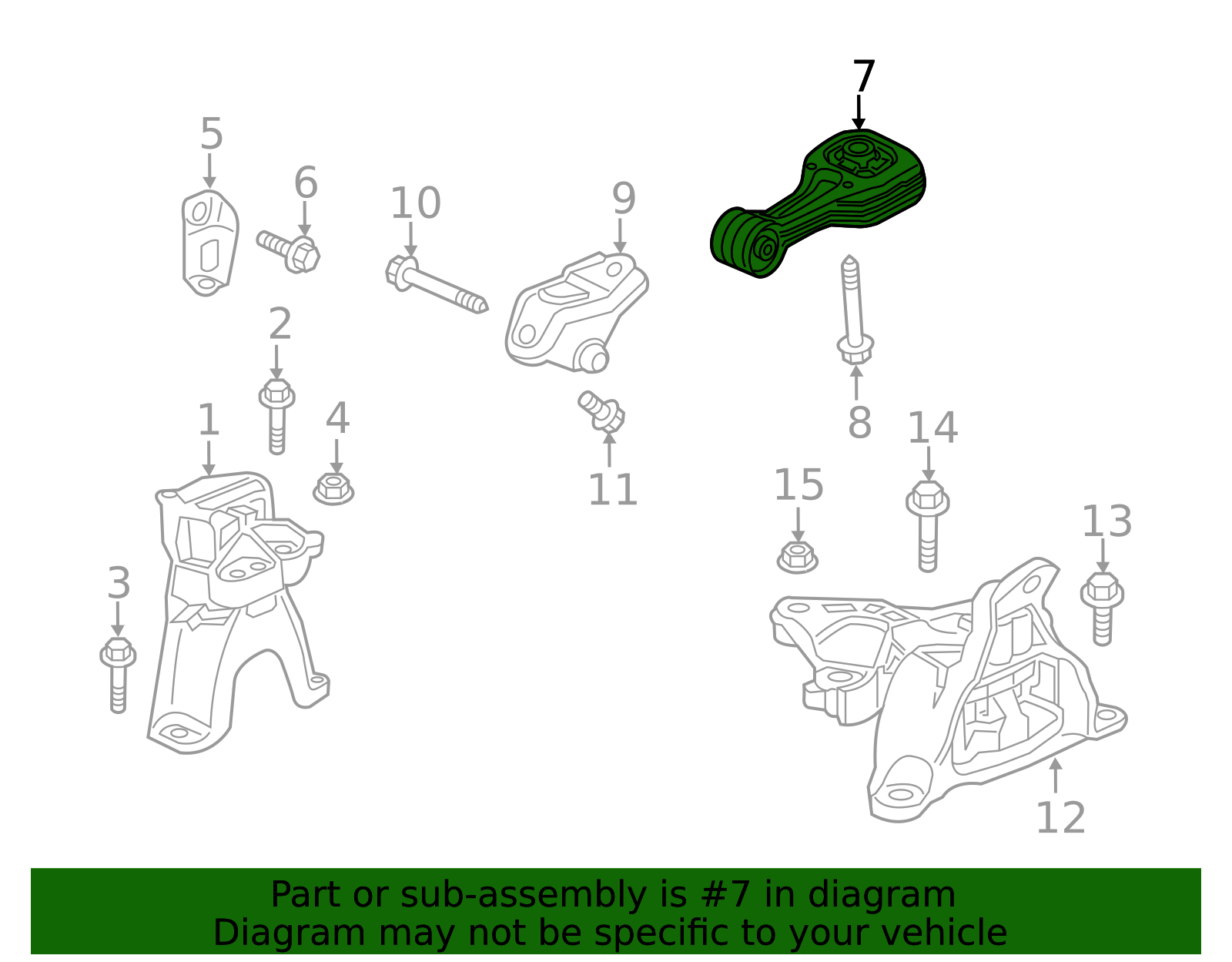 2016-2021 Honda Civic Torque Rod 50890-TBA-A01 | OEM Parts Online