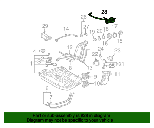 2004-2010 Toyota Prius Vapor Canister Filter 77706-47010 | Toyota Parts ...