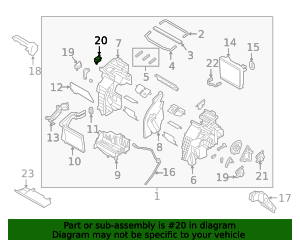 Genuine Actuator for 2012-2025 Hyundai | Part# 97161-1JAA0 | Hyundai ...