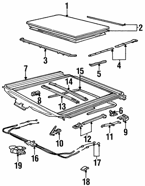 Sunroof for 1995 BMW 318ti | Parts.BMWofSouthAtlanta.com