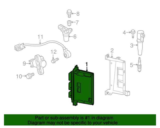 BT1Z-12A650-AC 2011-2013 Ford Transit Connect Pcm | Fairway Ford Parts