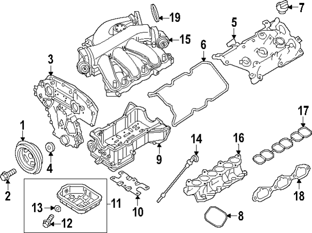 2017-2024 Nissan Pathfinder Intake Manifold 14003-6KA0A | TOM HESSER NISSAN