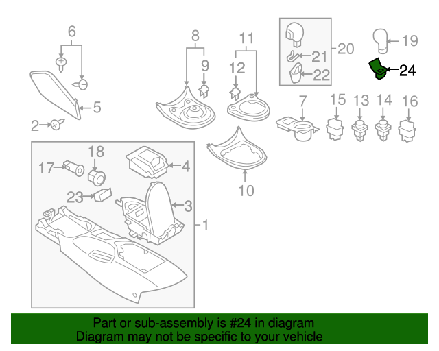 2010-2020 Nissan Auxiliary Jack 284H3-1FA0B | TascaParts.com