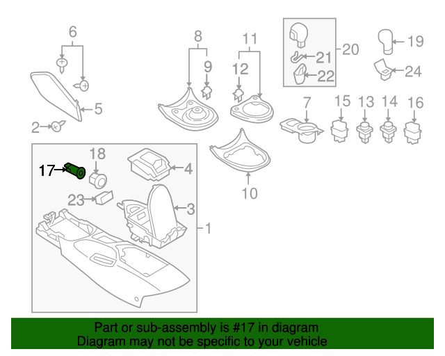 2011-2021 Nissan Power Outlet 25336-7990B | TascaParts.com