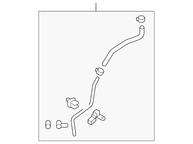 2002-2009 Nissan Power Steering Hose 49721-8J000 | OEM Parts Online