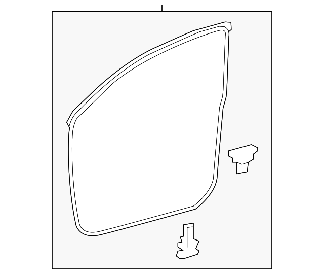 2007-2022 Toyota Door Seal (Left, Front) 67862-0C030 | OEM Parts Online