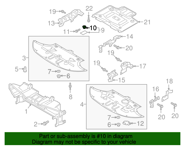 13905-06000 - Bracket Nut 2018-2024 Kia | Kia.Parts Store