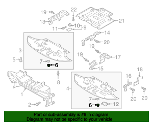 84219-G3000 - Lower Deflector Retainer Clip 2018-2021 Kia | Kia.Parts Store