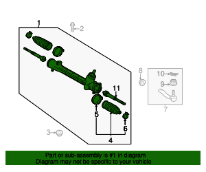 2011-2017 Lexus CT200h Steering Gear 45510-76010 | OEM Parts Online