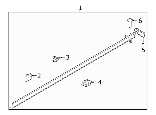 Genuine OEM Rocker Molding Part# 87751-S8000-CA Fits 2020-2021 Hyundai ...