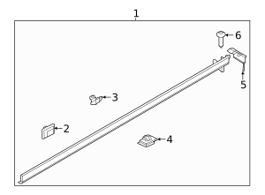 2020-2024 Hyundai Palisade Rocker Molding 87752-S8000-CA | OEM Parts Online