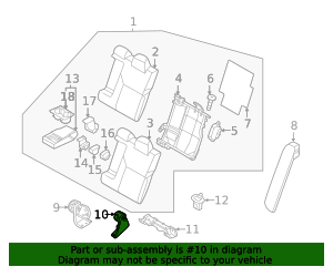 88608-5EF0A - Outer Bracket 2020-2022 Nissan Versa | Nissan Parts ...
