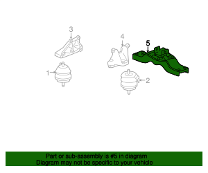 25892304 Mount - New OEM Part From GM Parts Direct | GM Parts Store