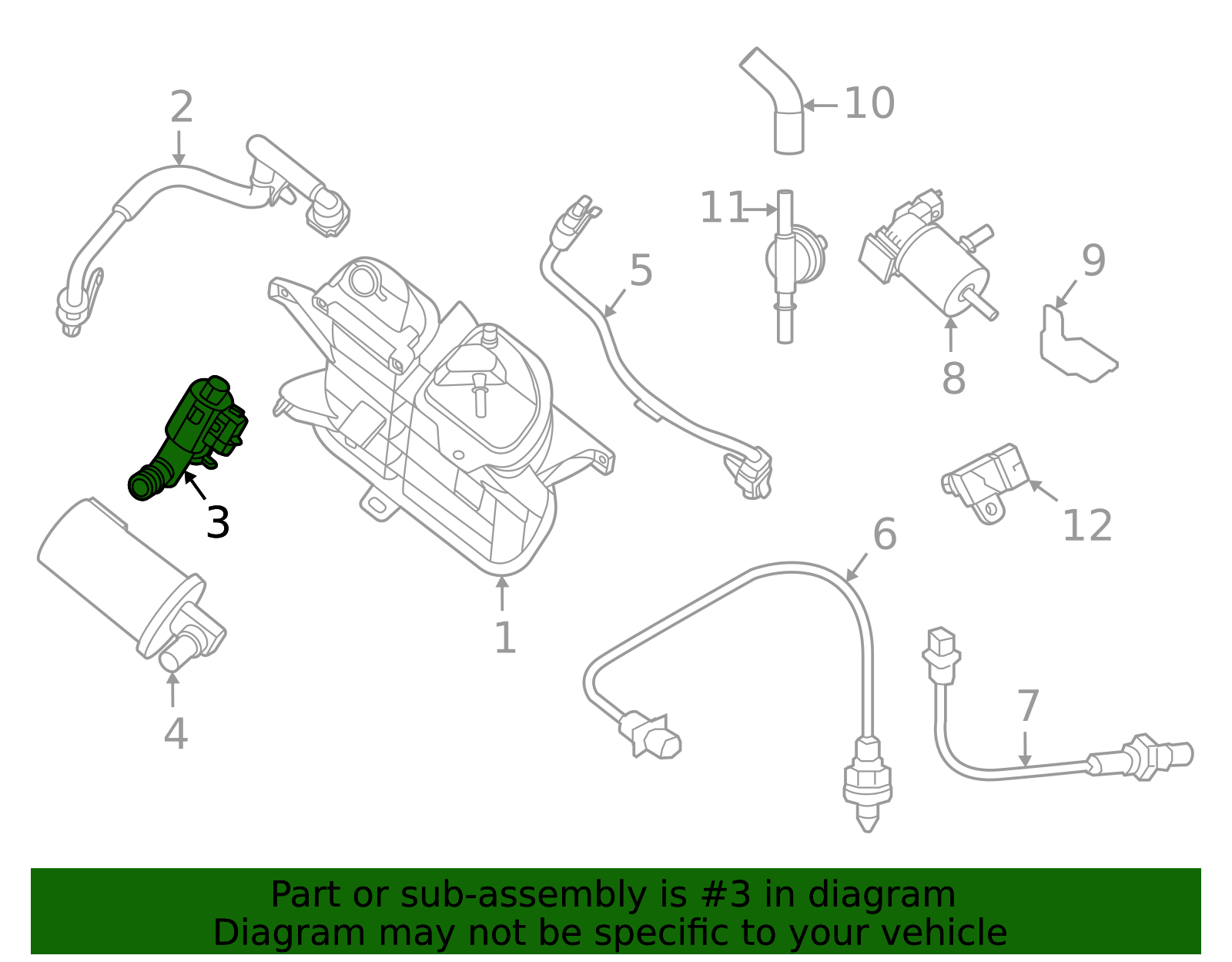 2021-2025 Hyundai Vapor Canister Vent Solenoid 31453-AA000 | Retail ...