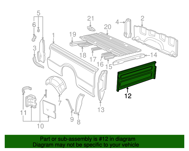 4L5Z-9900124-AA - Front Panel 1985-2011 Ford Ranger | Group 1 Auto Parts