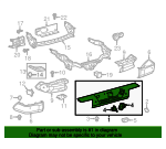 2014-2021 Toyota Tundra Pad Sub Assembly Rear Bum 52057-0C081 | OEM ...