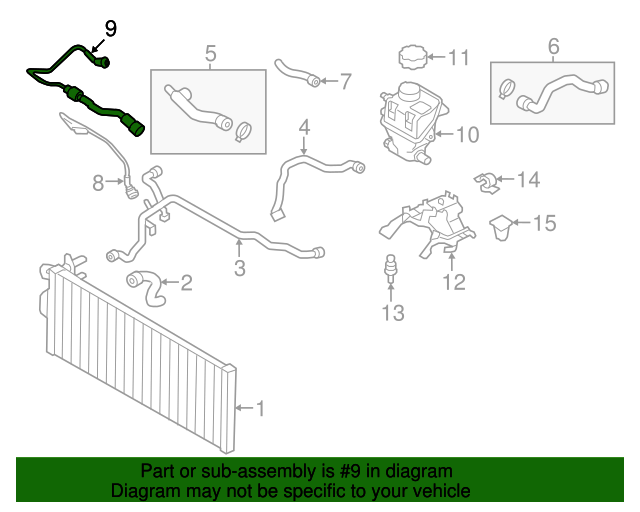 Genuine BMW 17-12-7-575-435 | Hose & Tube Assembly | FREE Shipping on ...