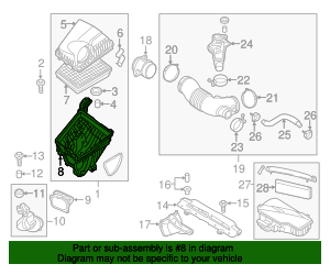 28112-3M100 - Air Cleaner Body 2015-2017 Kia K900 | Kia.Parts Store