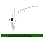 86392-0E020 - Antenna Bezel - 2008-2010 Toyota Highlander | OEM Genuine ...