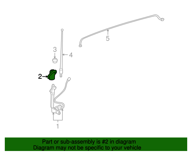 86392-0E020 - Antenna Bezel - 2008-2010 Toyota Highlander | OEM Genuine ...