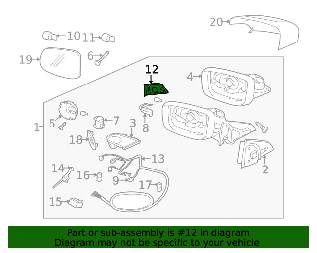 31217288 - Signal Lens - 2010-2013 Volvo XC60 | Volvo OEM Parts Direct