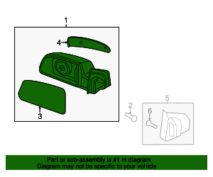 Genuine Mirror Assembly for 2012-2017 Hyundai Accent | Part# 87610 ...