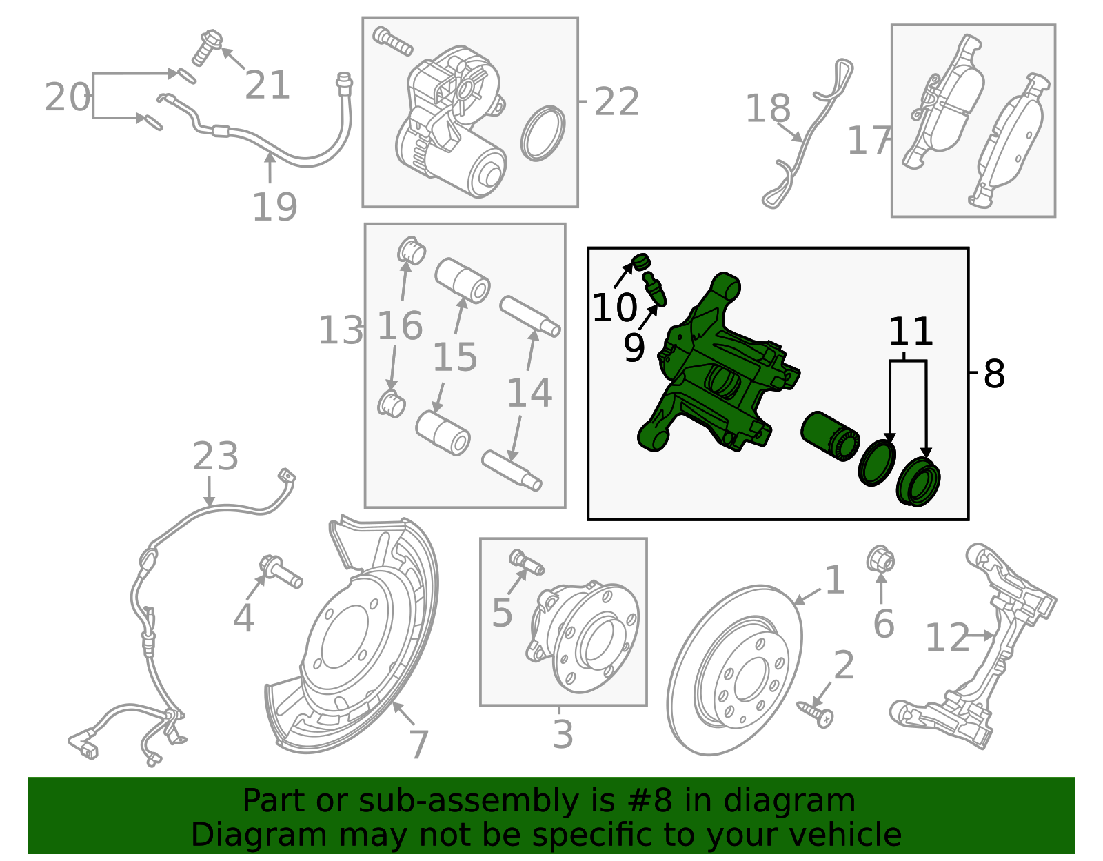 DGY9-33-98Z - Caliper Assembly - 2020 Mazda CX-30 | Mazda Parts Factor