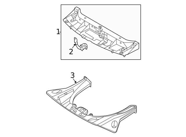 2020-2024 Porsche Taycan Support 9J1-807-617-A | Sunset Porsche Parts