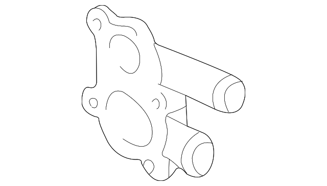 Genuine Water Outlet for 2001-2005 Hyundai Accent | Part# 25611-26100 ...