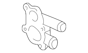 Genuine Water Outlet for 2001-2005 Hyundai Accent | Part# 25611-26100 ...