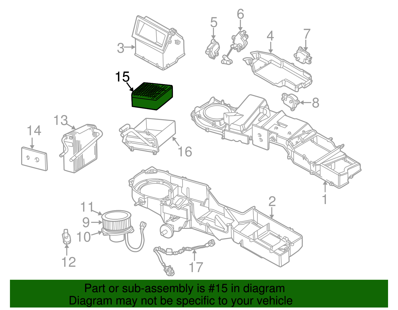 2002-2009 Dodge Core 68004228AB | Mopar Parts Canada