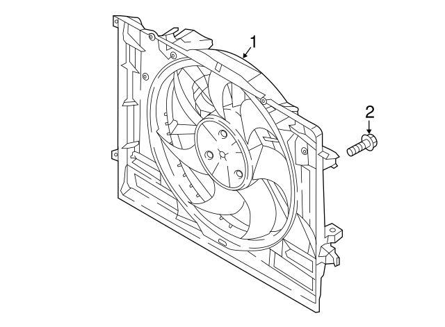 25380-J5100 - Fan Assembly 2018-2021 Kia Stinger | Kia.Parts Store