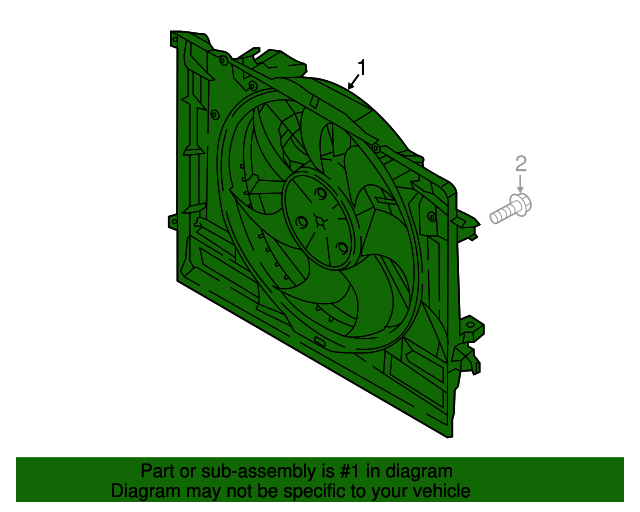 25380-J5100 - Fan Assembly 2018-2021 Kia Stinger | Kia.Parts Store