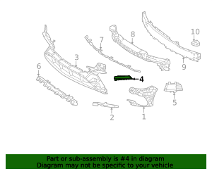 213-885-88-05 - Bumper Cover Support Rail Bracket 2021 Mercedes-Benz E ...