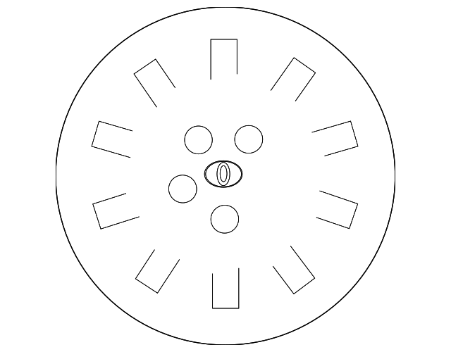 42602-06101 - Wheel Cover 2012-2014 Toyota Camry | Bam Wholesale Parts